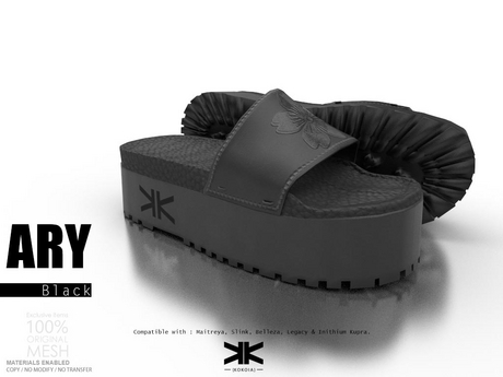 Second Life Marketplace - Ary :: Woman Shoes :: 10 Colors :: {kokoia}