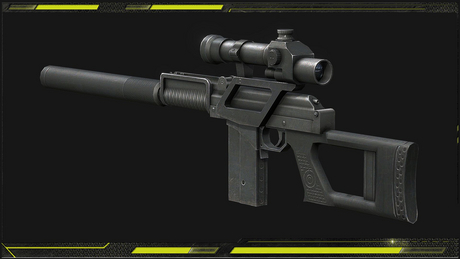 Second Life Marketplace - Scripted Tactical 9A-91 Compact Assault Rifle