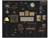 Second Life Marketplace - [IK] Ruby Home Office - 06. Wall Clock - COMMON