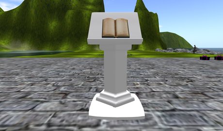 Second Life Marketplace - Minister's stand white (preacher, minister ...