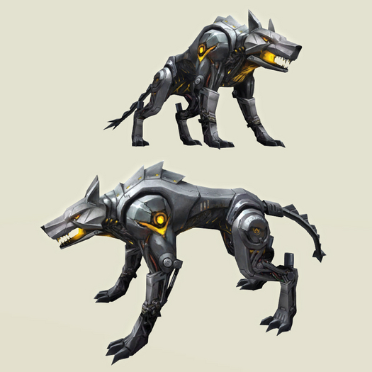 Second Life Marketplace - H.O.W Mesh Cyberwolf, Full Perm, Low LI, Low ...