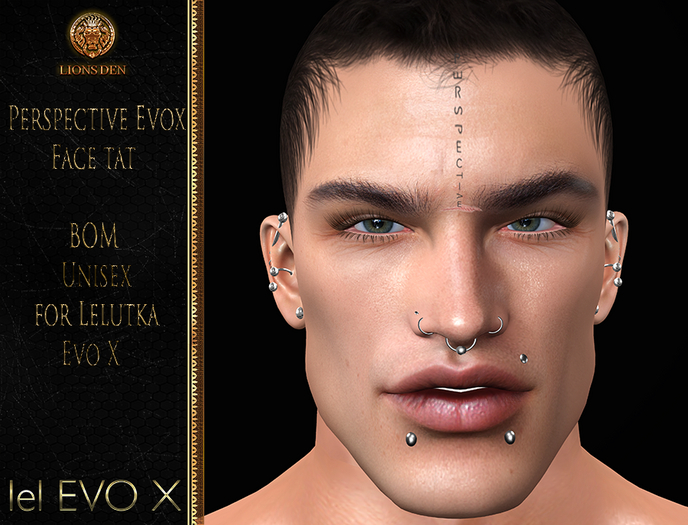 Second Life Marketplace - ::LD:: Perspective Evox Face tat