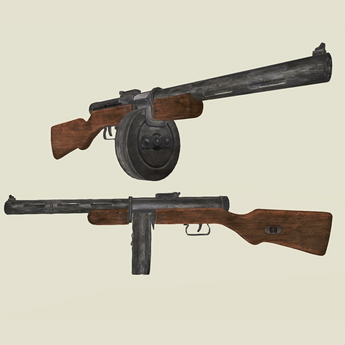 Second Life Marketplace - H.O.W Mesh Old Machine Gun, Full Perm, Low LI ...