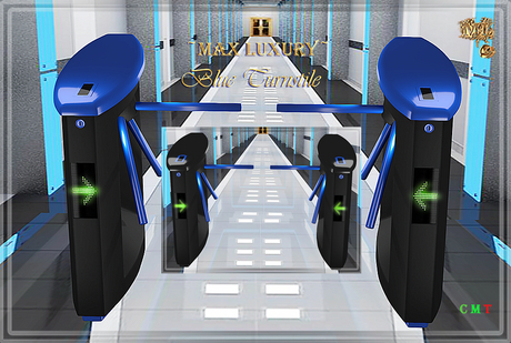 Second Life Marketplace - Max Luxury - Blue Turnstile