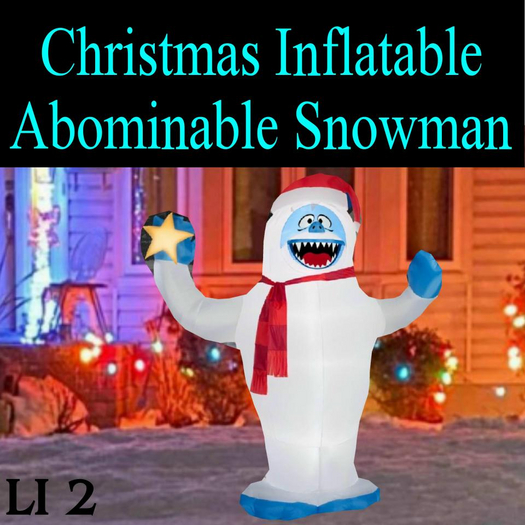 Second Life Marketplace - Christmas Inflatable Abominable Snowman