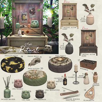 Second Life Marketplace - 1. ..::THOR::.. Ritual Altar - dark - RARE