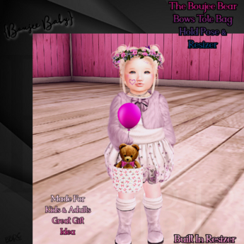 Second Life Marketplace - {Boujee Baby} The Boujee Mesh Tote "Bows ...