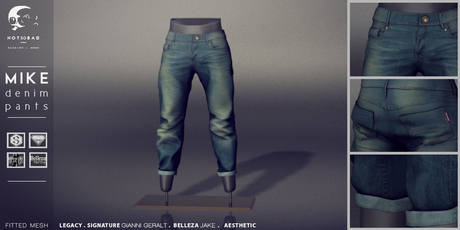 Second Life Marketplace - not so bad . mesh . MIKE denim pants . FullPack 2