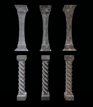 Second Life Marketplace - Column, marble column