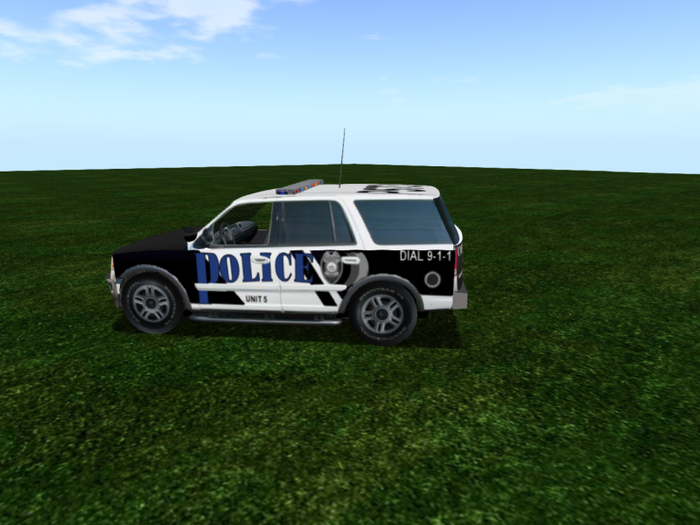 Second Life Marketplace - POLICE CAR SUV