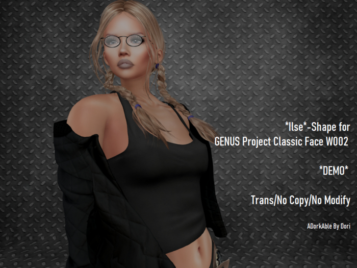 Second Life Marketplace - *Ilse*-Shape for Genus Project Classic Face ...