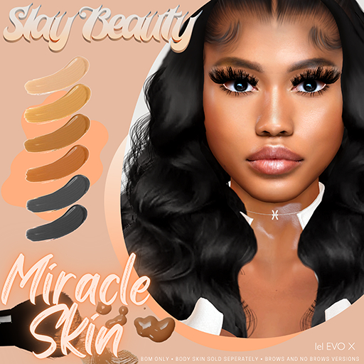 Second Life Marketplace - Slay Beauty - Miracle Skin Redbone Tone EVO X