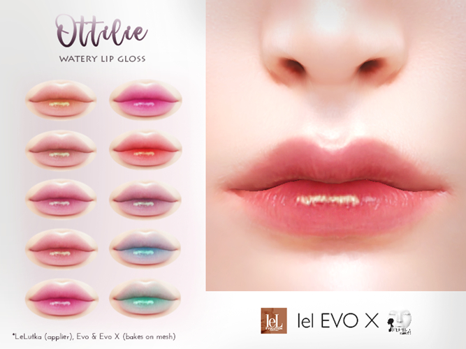 Second Life Marketplace - ~ Ottilie ~ Watery Lip Gloss (Add Me!)