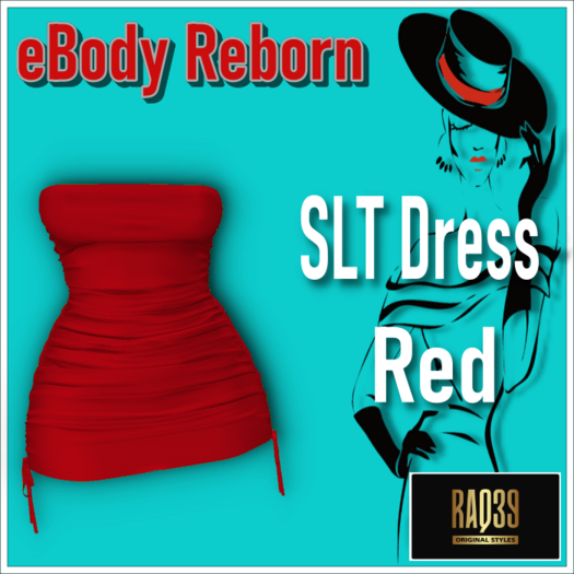 Second Life Marketplace - [R39] Reborn SLT Dress Red