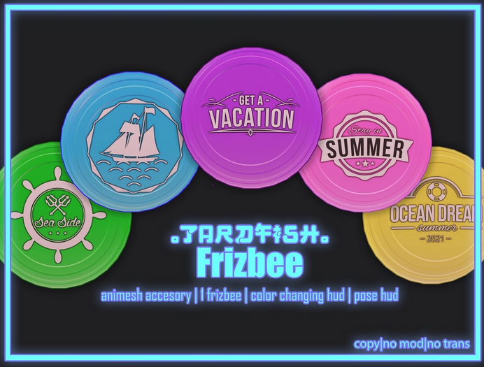 Second Life Marketplace - .Tardfish. Frizbee