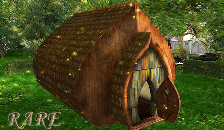 Second Life Marketplace - BananaN Elven Decor Gacha - Thar hut (Boxed) RARE