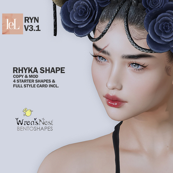 Second Life Marketplace - { wren's nest } Rhyka Shape for LeLutka Ryn v3.1