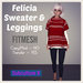 Second Life Marketplace - SUBCULTURE x - Felicia Sweater & Leggings