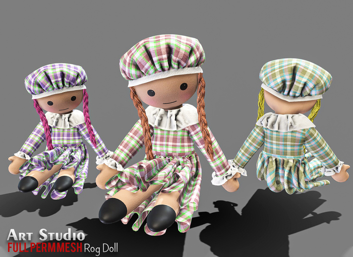 Second Life Marketplace - Art Studio.FULL PERM \\ Rog Doll