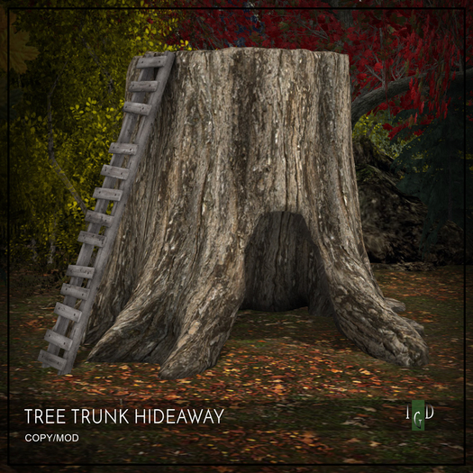 Second Life Marketplace - ~The Green Door~ Tree Trunk Hideaway