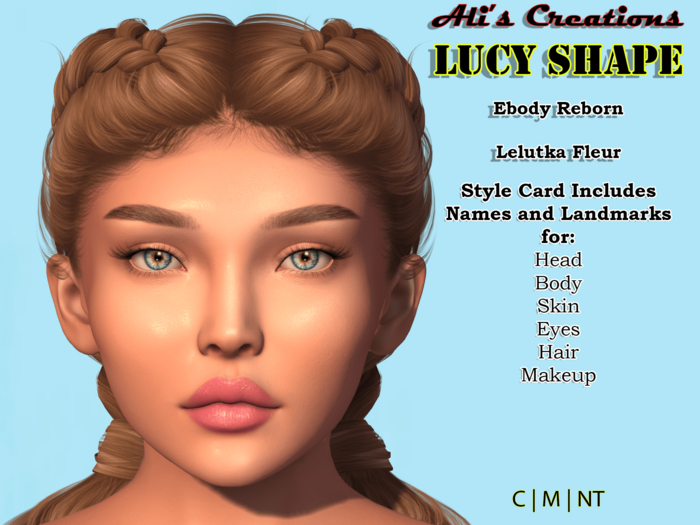 Second Life Marketplace - [AC] Lucy Shape for Ebody Reborn & Lelutka Fleur
