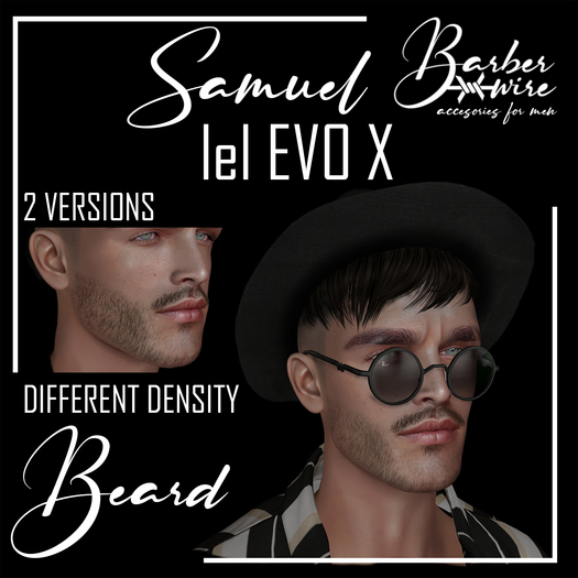 Second Life Marketplace - [BARBERWIRE] Samuel Beard EVO X