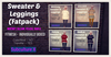 Second Life Marketplace - SUBCULTURE X - Sweater & Leggings (Fatpack)