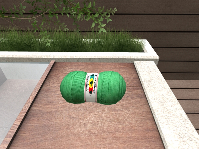 Second Life Marketplace - DFS Wool - Green Yarn Skein