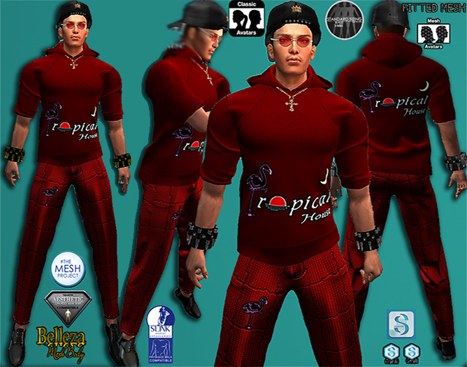 Second Life Marketplace - TROPICAL HOUSE MAN-BELL-TMP-AESTHETIC-SLINK ...