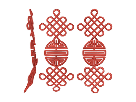 Second Life Marketplace - Full Perm Chinese Pan Chang Knot Pin Broche ...