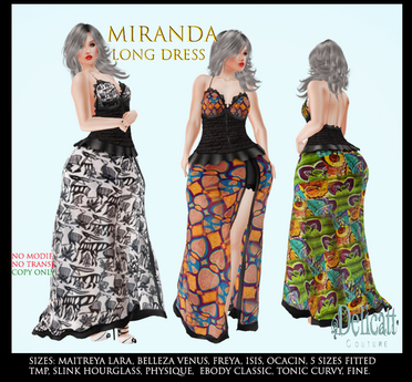 Second Life Marketplace - Delicatt Couture - Miranda long dress -3