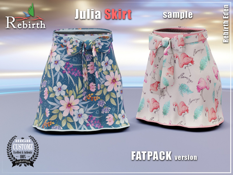 Second Life Marketplace - Julia outfit for REBIRTH Eden body - MEGA FATPACK