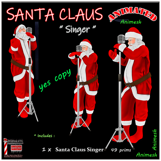 Second Life Marketplace - SANTA CLAUS Singer