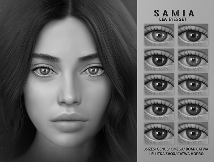 Second Life Marketplace - Samia -LEA Eyes #DEMO SET 2