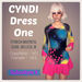 Second Life Marketplace - SUBCULTURE X - Cyndi Dress One