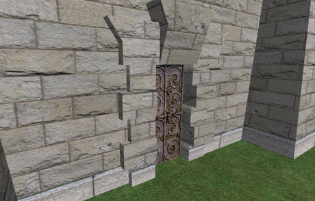 Second Life Marketplace - Premium Grungy Metal Dungeon Door, Crypt Door ...