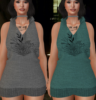 Second Life Marketplace - Maitreya Knitted Dress(Pack 1)DEMO-
