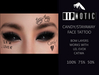 Second Life Marketplace - .HIPNOTIC. CANDY FACE TATTOO BOXED (ADD)