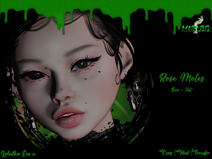Second Life Marketplace - [M] Rose Moles - Evo X