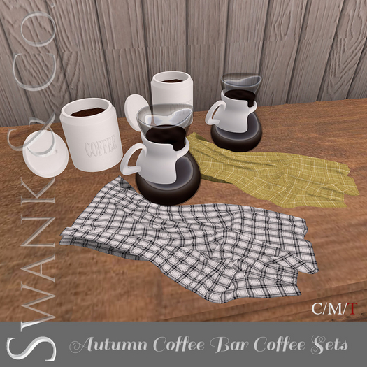 Second Life Marketplace - Swank & Co. Autumn Coffee Bar Coffee