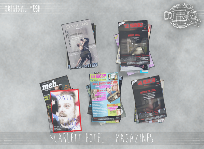 Second Life Marketplace - -DRD- Scarlett Hotel - Magazines (add)
