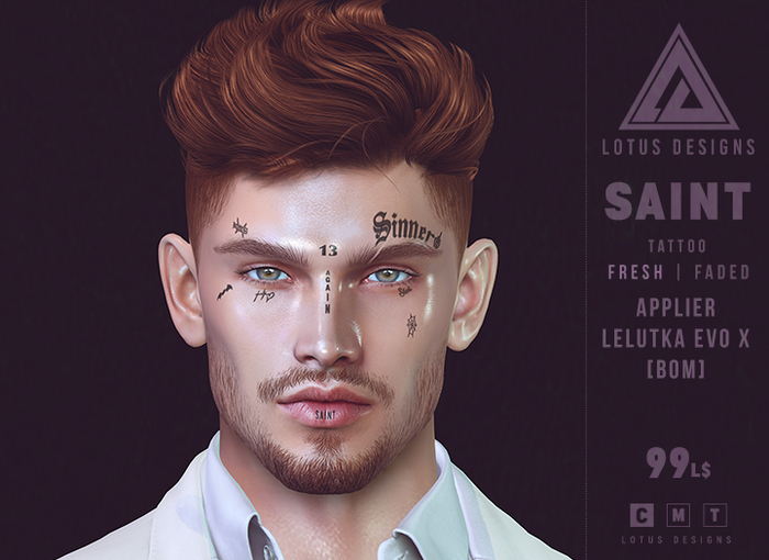 Second Life Marketplace Ld Tattoo Saint Lel Evox Box