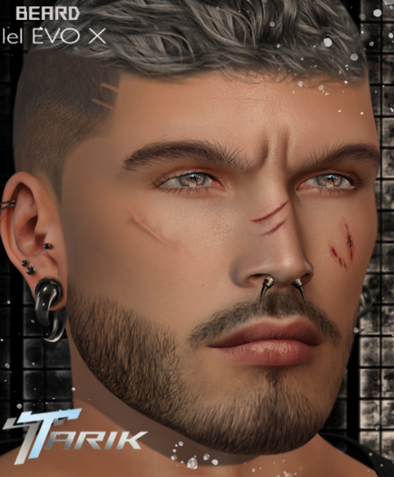 Second Life Marketplace - -- T. TARIK -- Pack ' Beard 52 // BOM Evo X ...