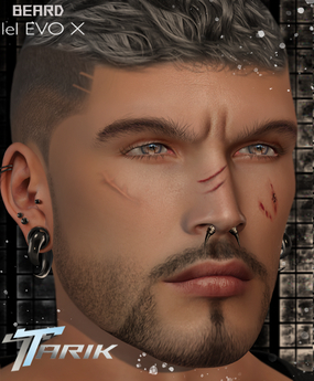 Second Life Marketplace - -- T. TARIK -- Pack ' Beard 54 // BOM Evo X ...