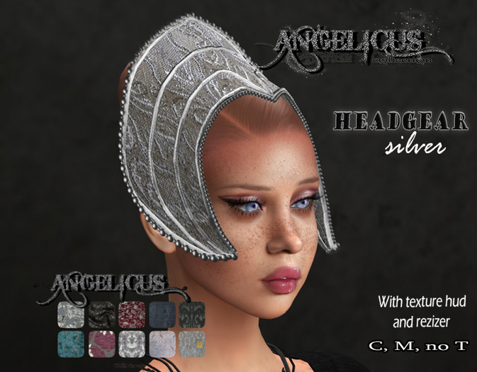 Second Life Marketplace - ::ANGELICUS:: Headgear Silver