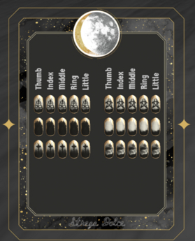 Second Life Marketplace - .SD. - Mani/Pedi Texture HUD - Unholy