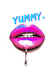 Second Life Marketplace - Yummy Lips Print - Wall Art