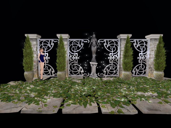 Second Life Marketplace - MC Starlight Guardian Statue Open Courtyard