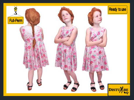 Second Life Marketplace - ::DisturbeD:: Crimson Kid Girl Character ...