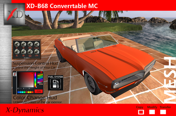 Second Life Marketplace - XD-B68-Convertible MC Boxed V5